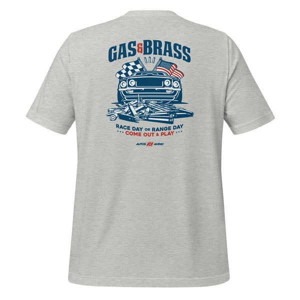 Gas & Brass v1 - Autos & Ammo Series T-Shirt - LYM Clothing